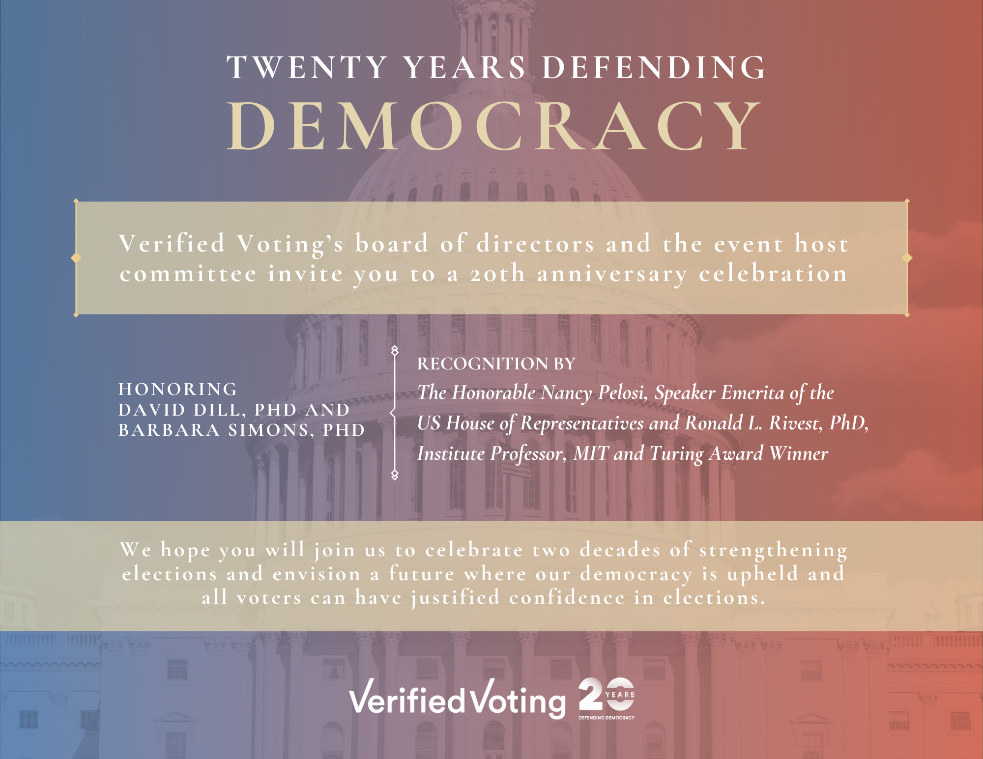 20 Years – Verified Voting